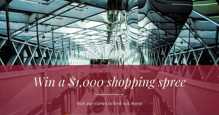 Retail Marketing Giveaway | Gleam.io Templates